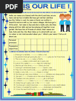 Reading Comprehension - Verb To Be | PDF