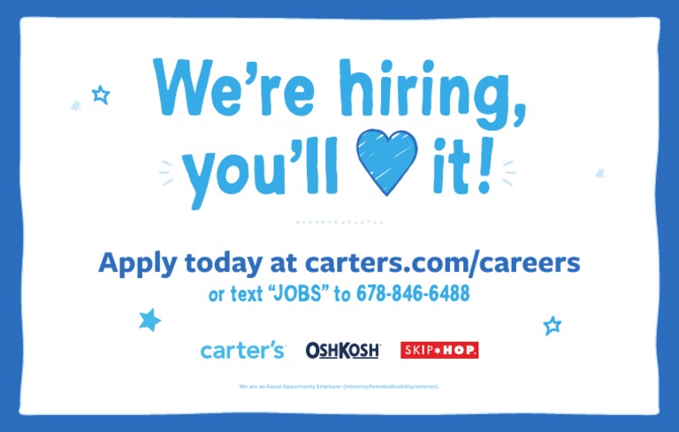 Carter's Job Application Info | PDF