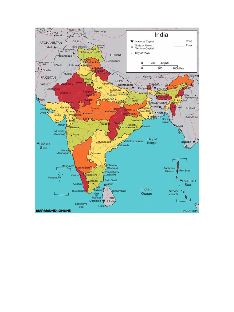 Mapa India | PDF