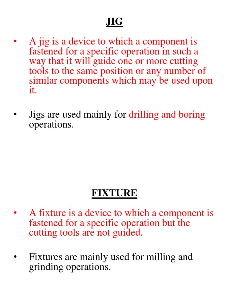Jig & Fixture Introduction | PDF | Machining | Metalworking