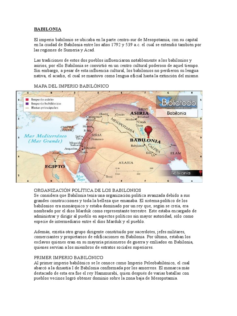 Babilonia Pdf Babilonia Mesopotamia
