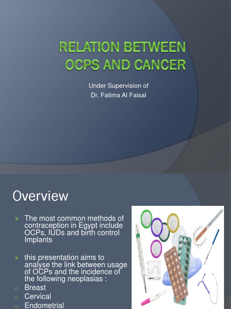 Gyne - Obs-Relation Between OCPs and Cancer | PDF | Combined Oral ...