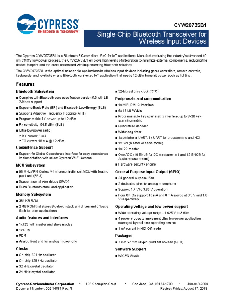 Ble Architecture Pdf Bluetooth Modulation