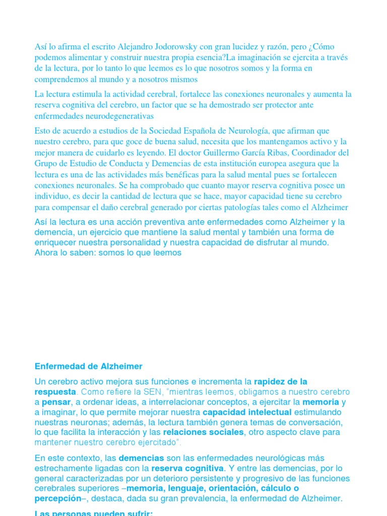 Así Lo Afirma El Escrito Alejandro Jodorowsky Con Gran Lucidez y Razón | PDF | Enfermedad de ...