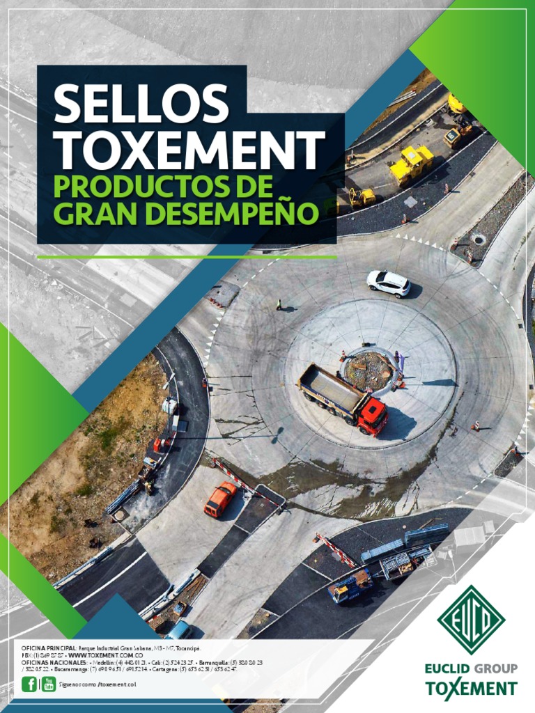 Sellos Toxement | PDF | Materiales | Materiales de construcción