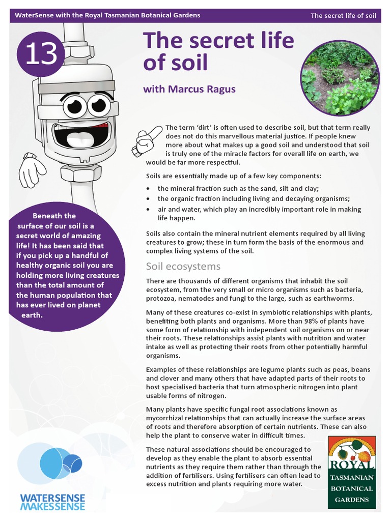 The Secrets of The Soil | PDF | Soil | Gardens