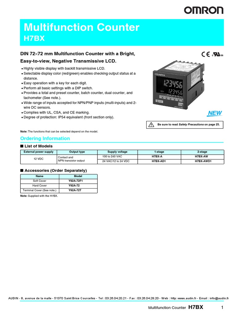 Contador Omron | PDF | Power Supply | Bipolar Junction Transistor