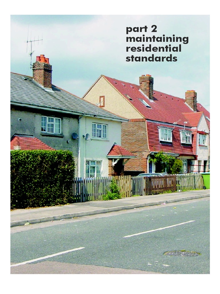 2 Maintaining Standards | PDF | Garage (Residential) | Roof