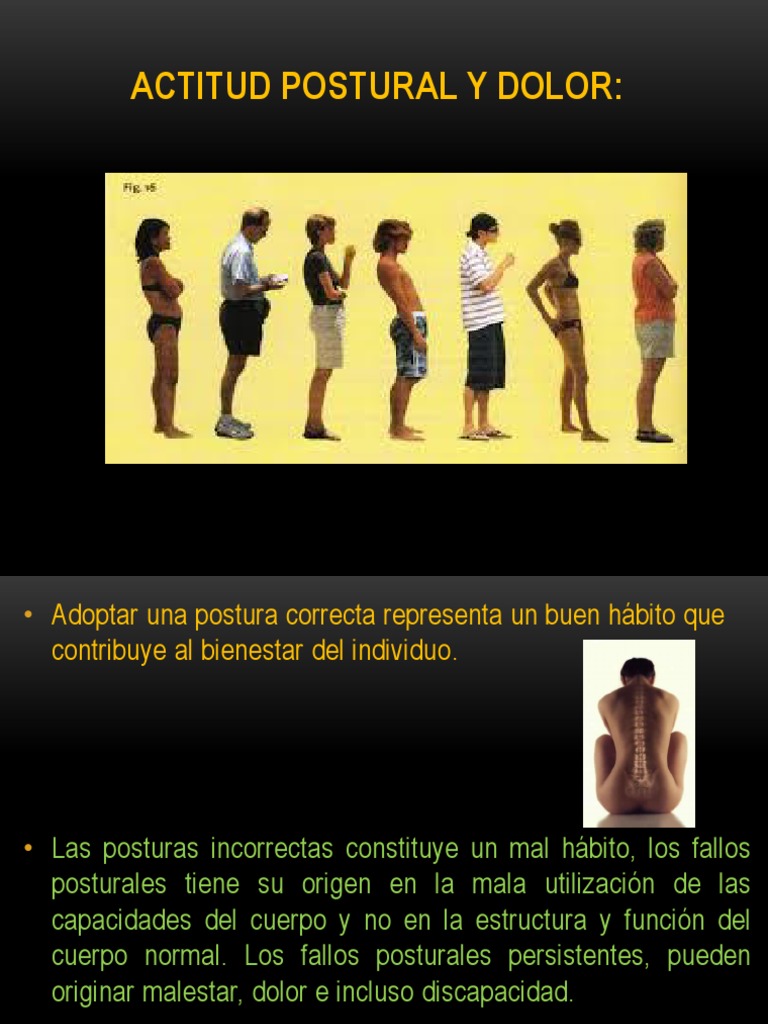 Actitud Postural y Dolor | PDF | Dolor | Músculo