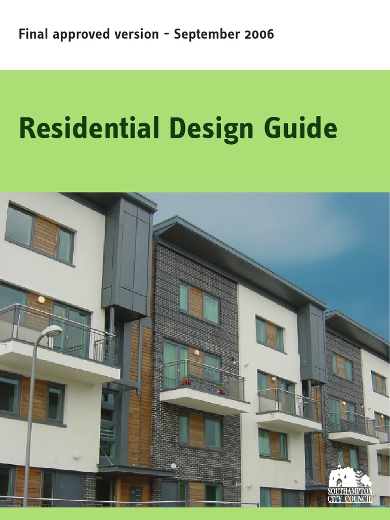 Residential Design Guide: Final Approved Version - September 2006 | PDF