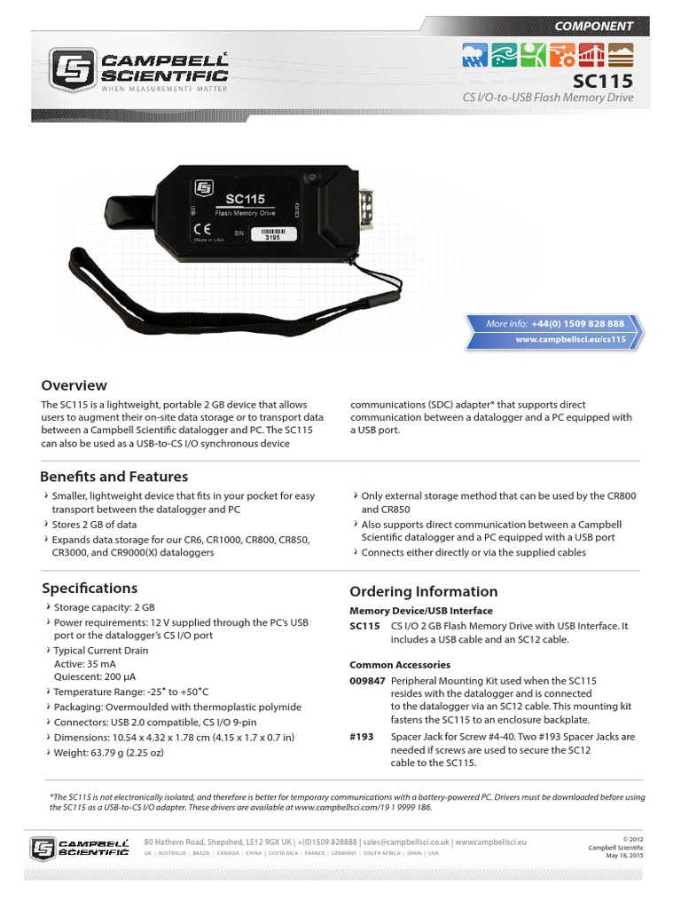 B sc115 | PDF | Usb | Flash Memory