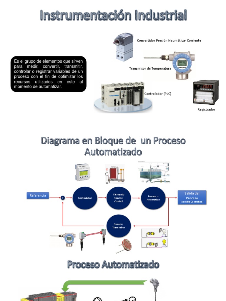 Guía de Instrumentación Industrial | PDF | Sensor | Par termoeléctrico