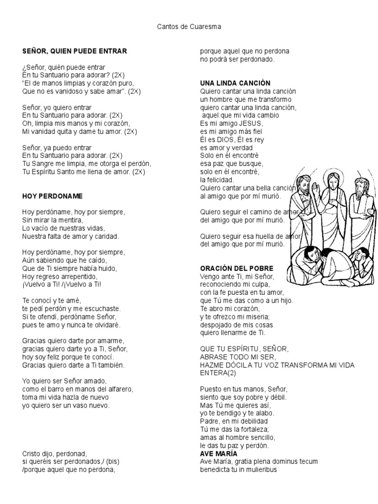 Cantos de Cuaresma | PDF | Cristo (título) | Amor