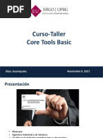 Manual de Core Tools | PDF | Calidad (comercial) | Planificación