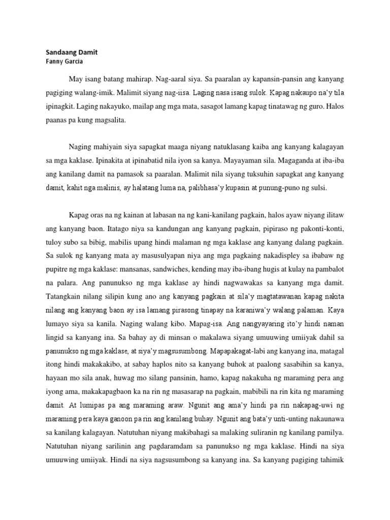 Sandaang Damit | PDF