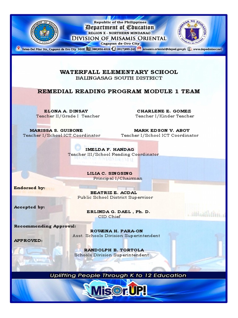 Waterfall Elementary School: Balingasag South District | PDF