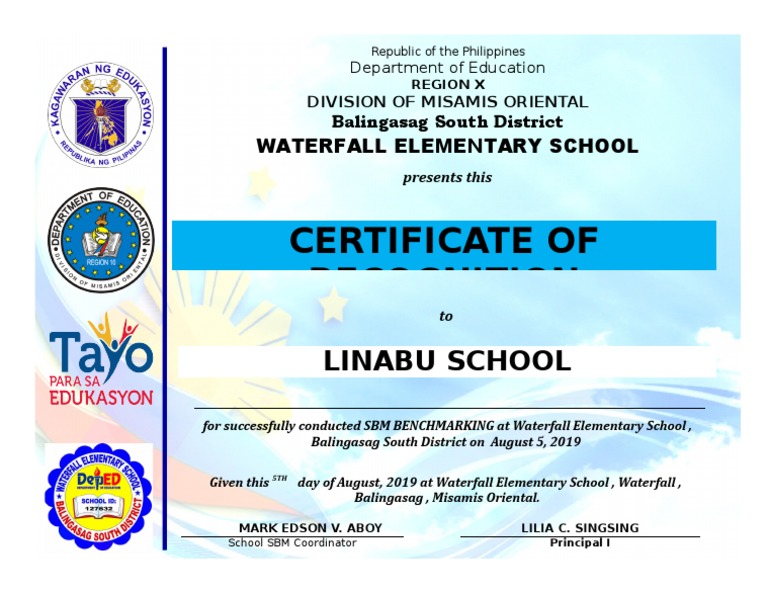 Certificate Template (Character Award) v.1 | PDF