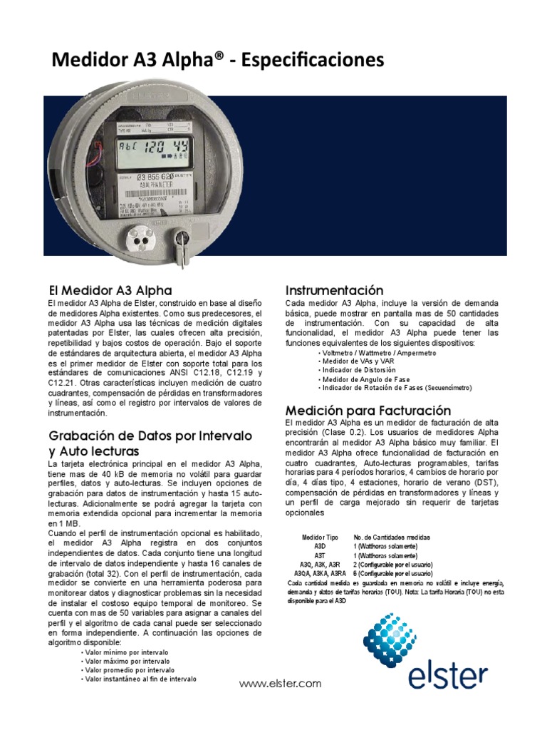 Ficha Técnica - A3 - Alpha Ethernet - (Serie a3rl 12s - Kt2g) | PDF ...