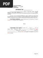 Affidavit Whereabouts Unknown | PDF | Self-Improvement | Wellness