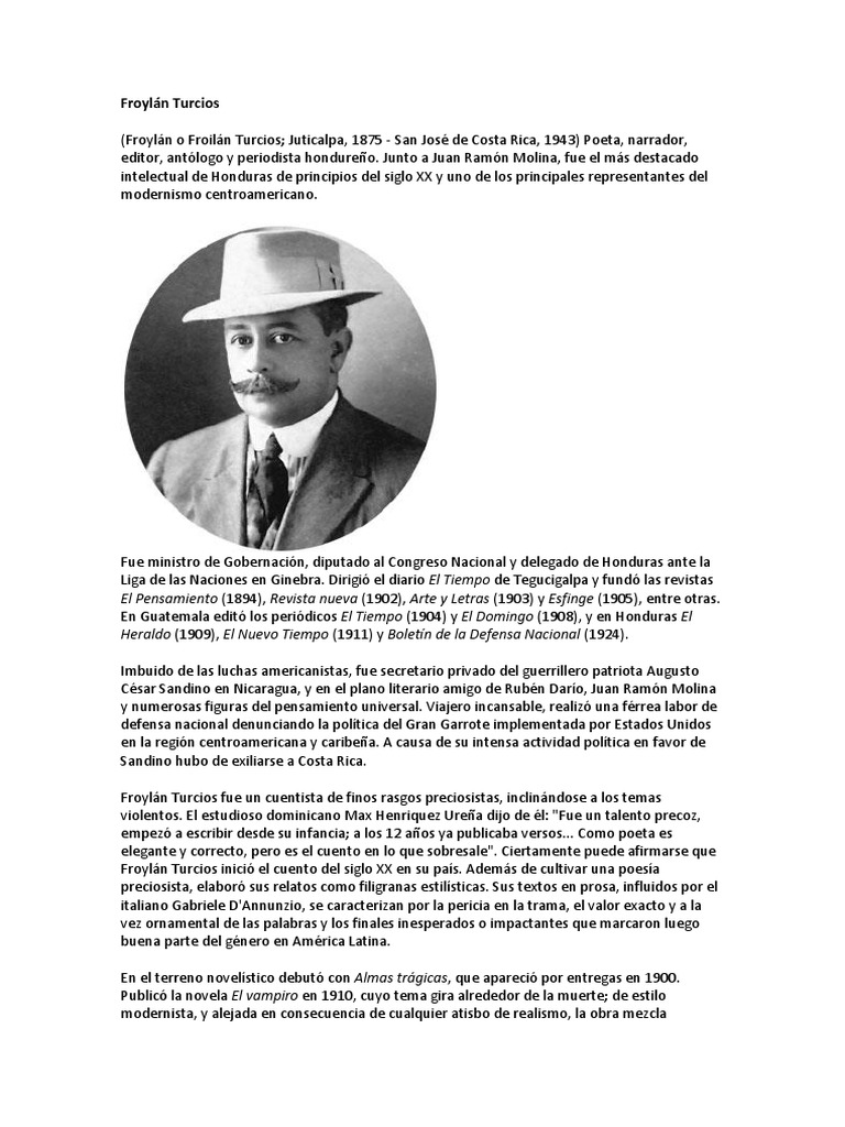 Froylán Turcios | PDF