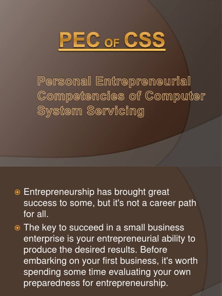 CSS Pecs PDF | PDF | Entrepreneurship | Cognition
