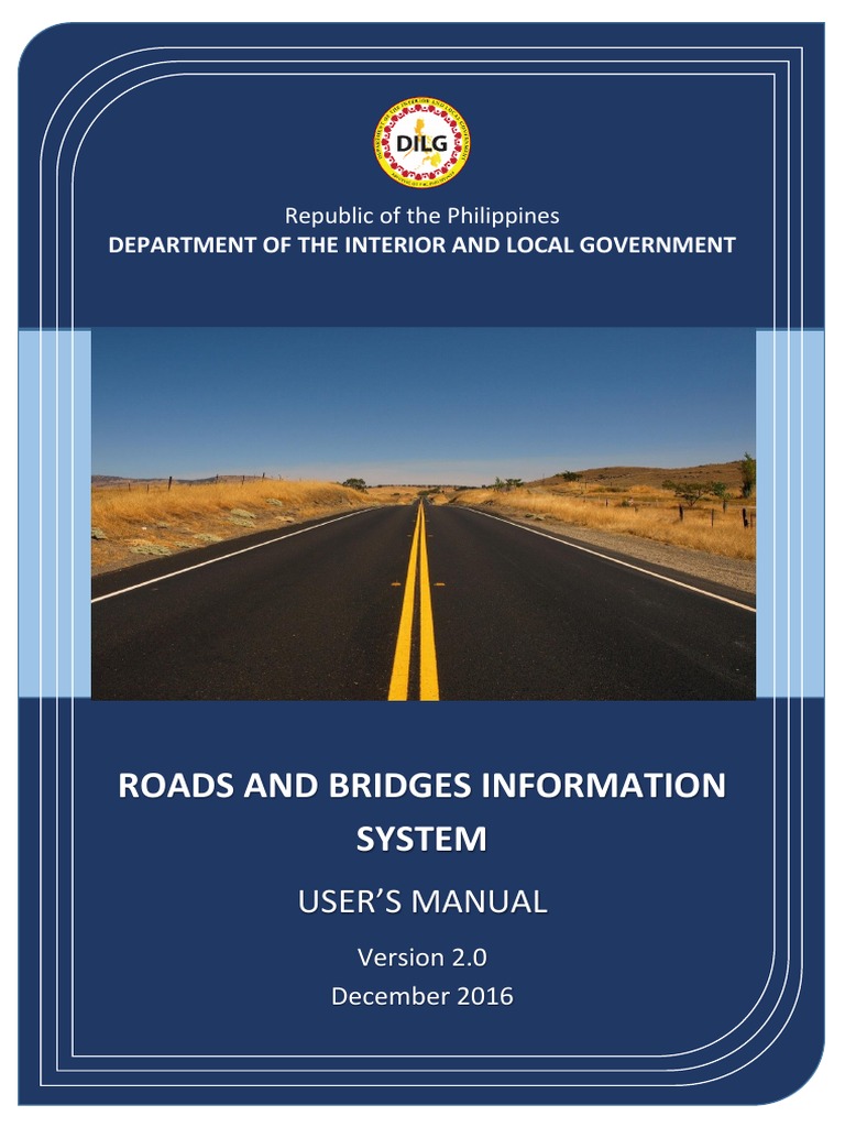Road and Bridges Information System | PDF | Menu (Computing) | Password