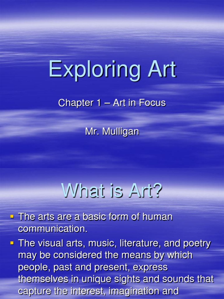 2 Exploring Art Chapter 1 | PDF | Fine Art | Paintings