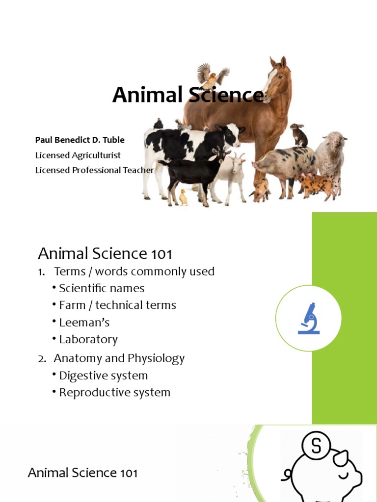 I. Intro To Animal Science | PDF | Livestock | Cattle