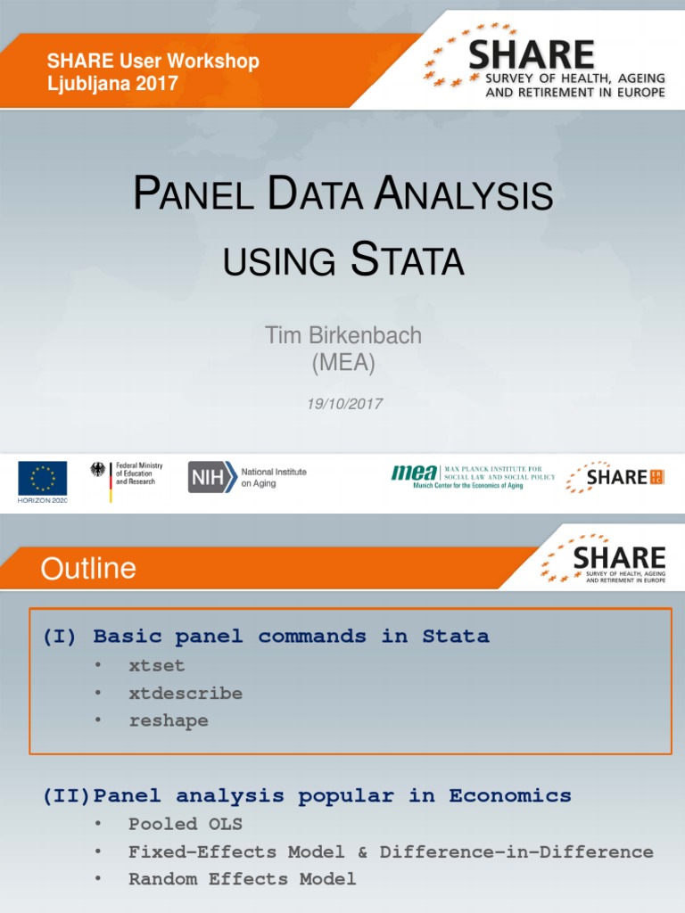 Panel Data Analysis Using Stata Birkenbach | PDF | Fixed Effects Model | Random Effects Model