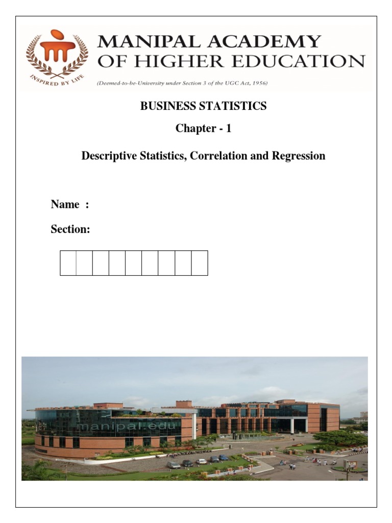 2019 Work Book 1 B. Stats Descriptive Statistics | PDF | Least Squares ...