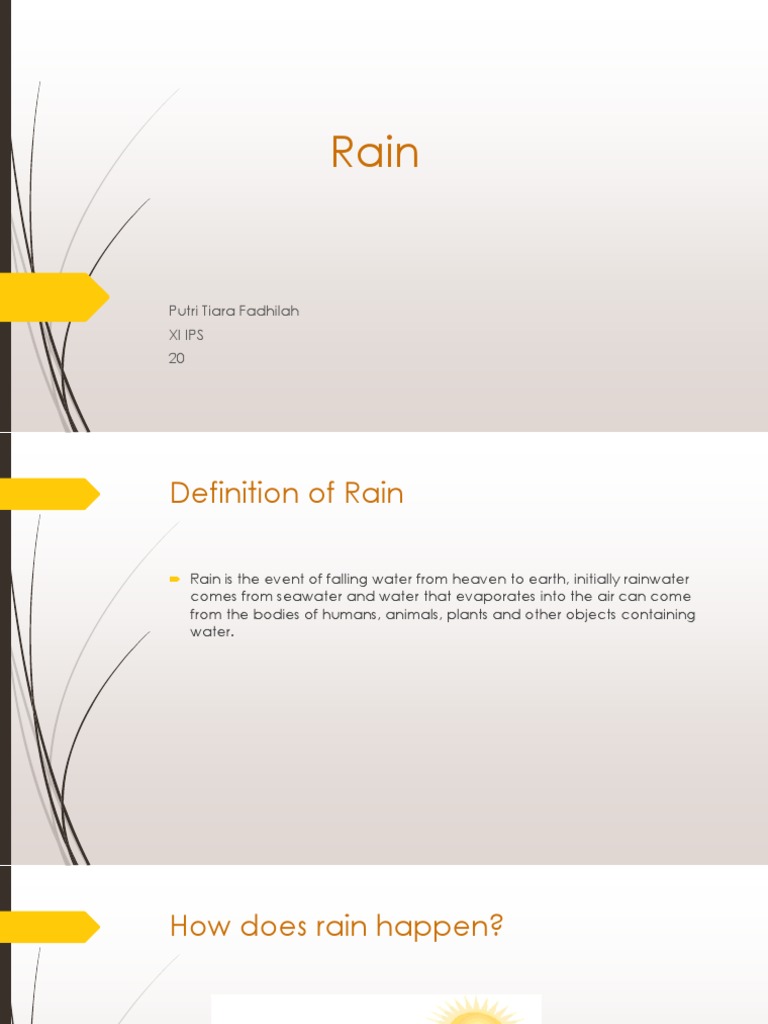 Rain | PDF