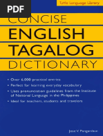 Language Comparison: Tagalog Vs English | PDF | Verb | English Language