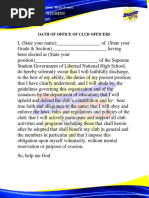Sample Oathtaking Ceremony | PDF | Oath Of Office | Government