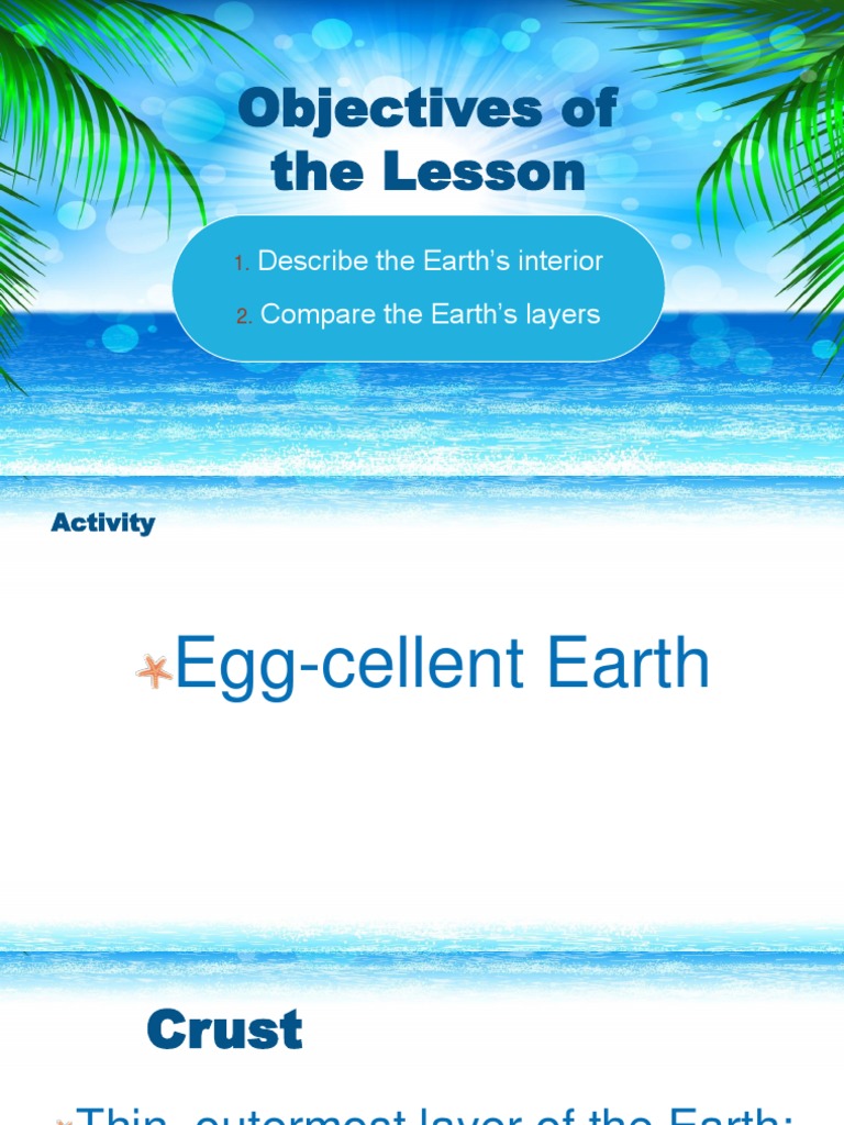 Lesson 5.1-Layers of The Earth | PDF