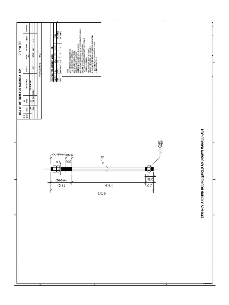 Ab1 - Anchor Bolt-Model | PDF