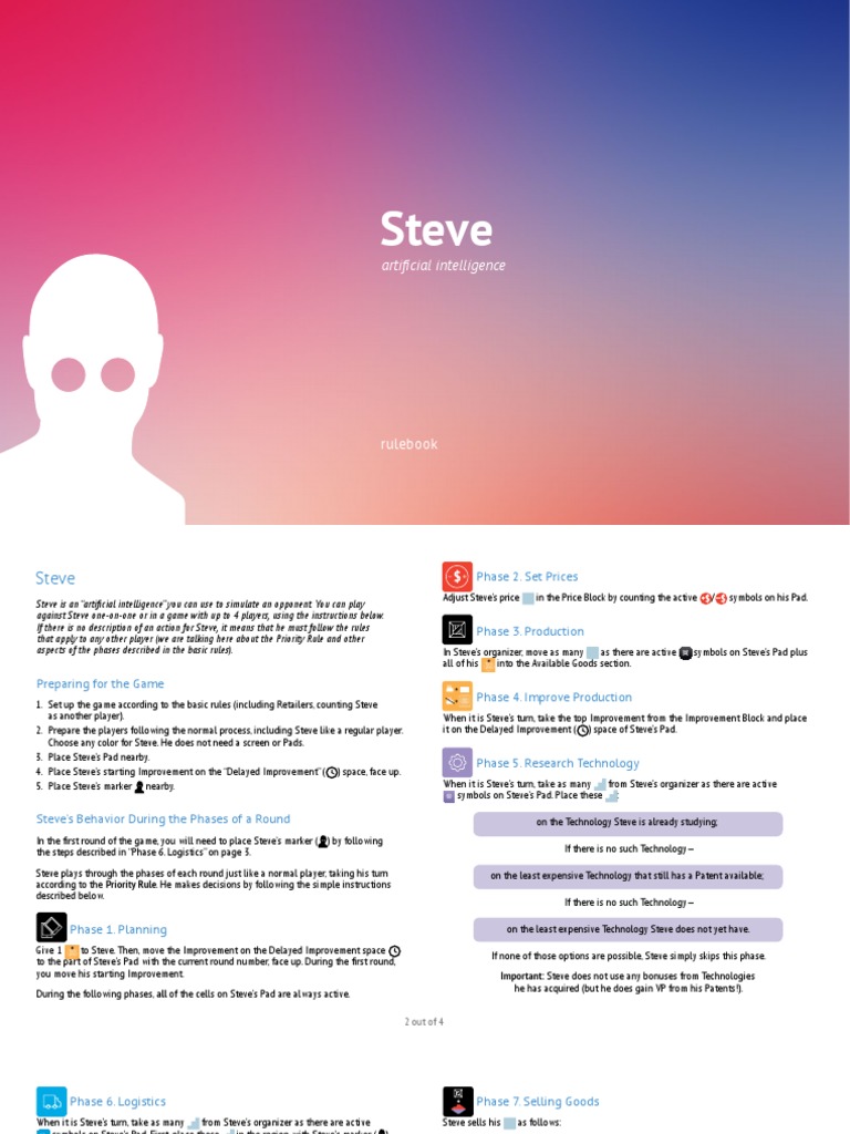 Steve: Artificial Intelligence | PDF | Business