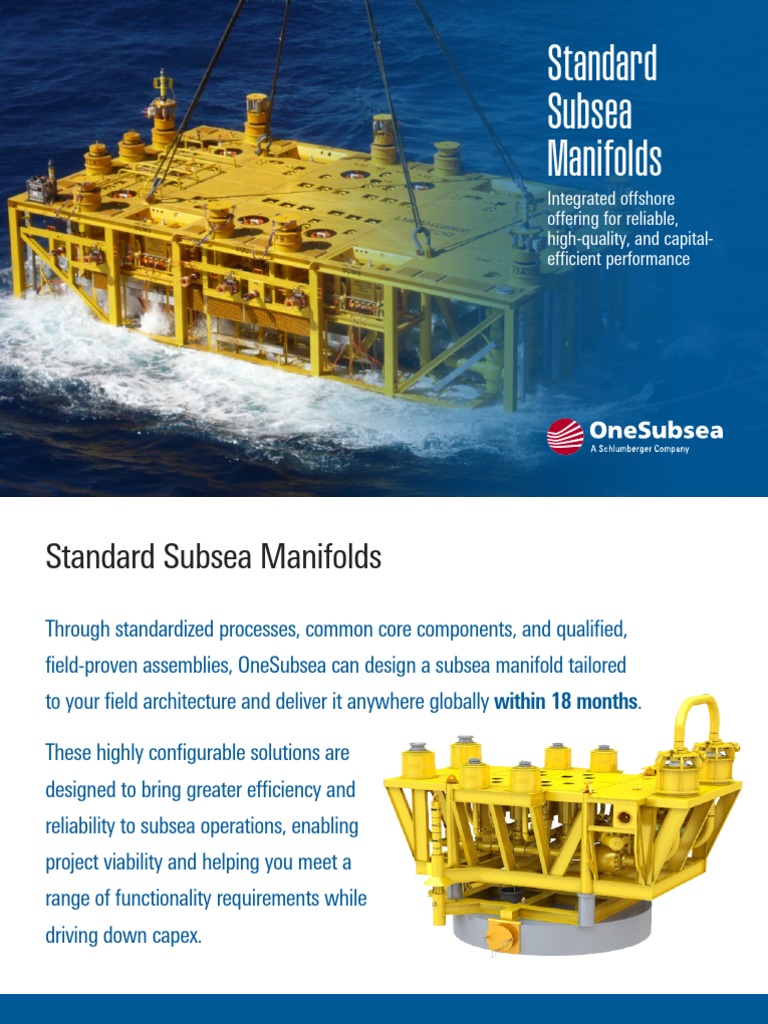 Standard Manifold | PDF | Subsea (Technology) | Specification ...