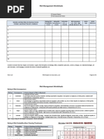 Sample ISMS Risk Register | PDF | Risk | Vulnerability (Computing)