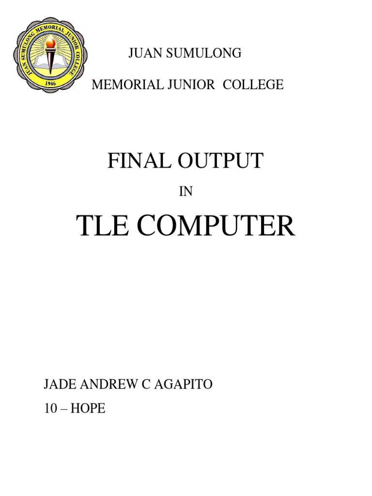 Final Output: Tle Computer | PDF