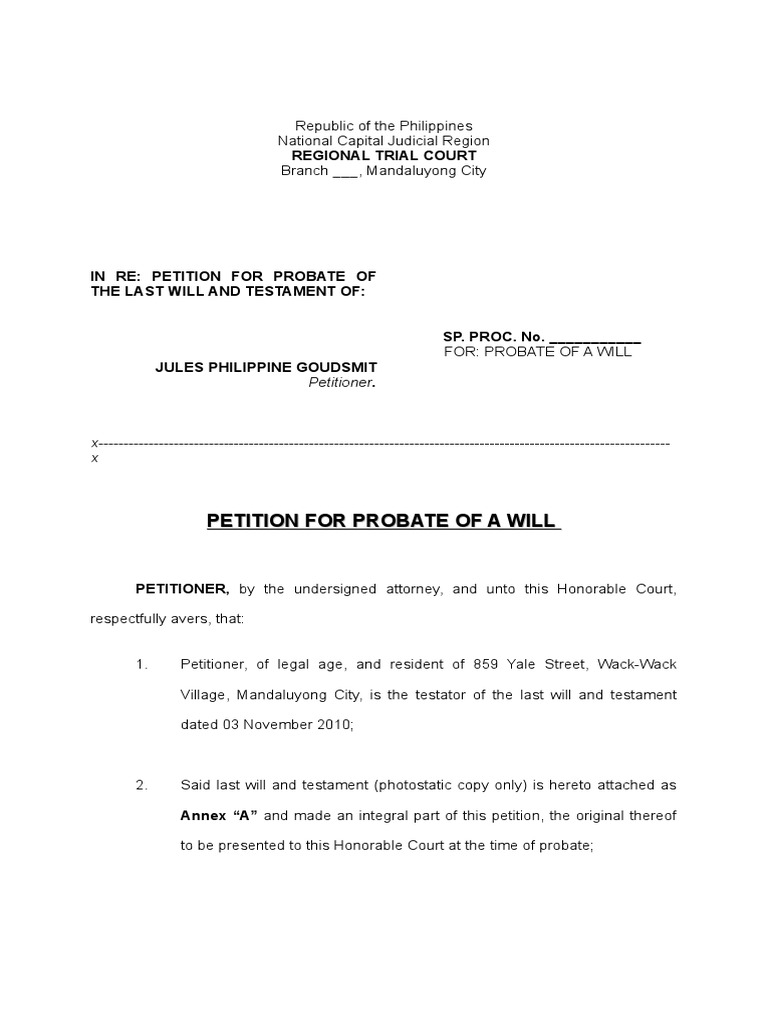 Probate | PDF | Will And Testament | Property Law