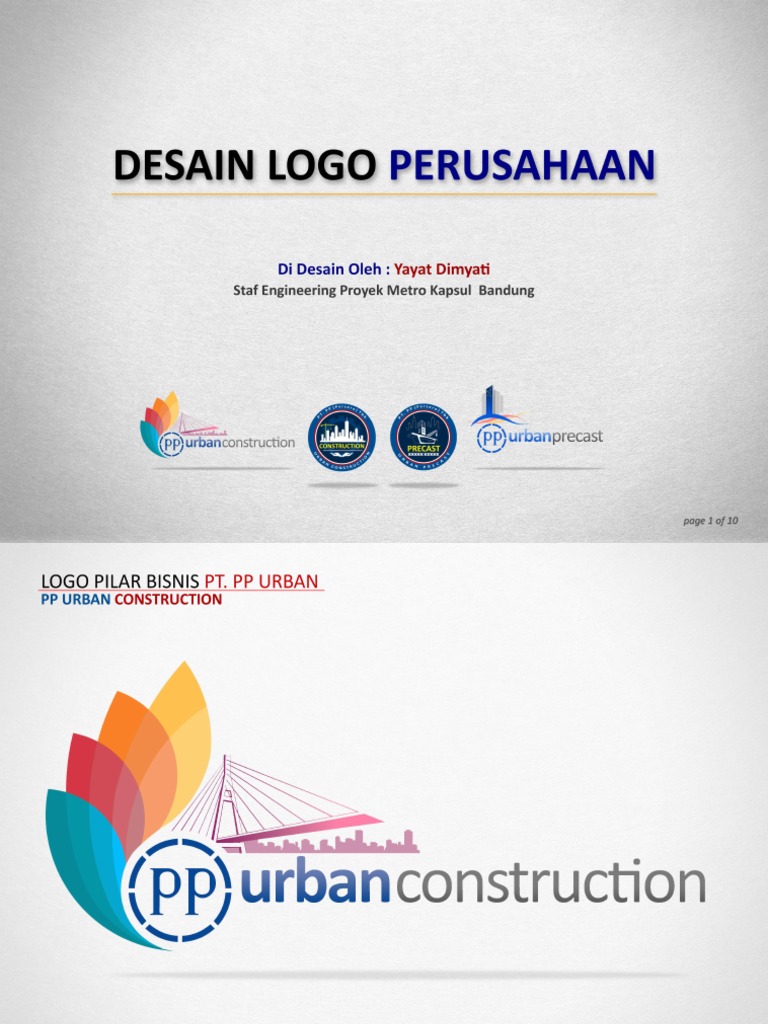Desain Logo Perusahaan PP Urban | PDF