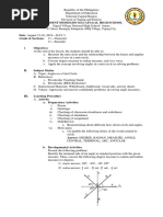 Detailed Lesson Plan in Mathematics Kinds of Angles | PDF | Angle ...