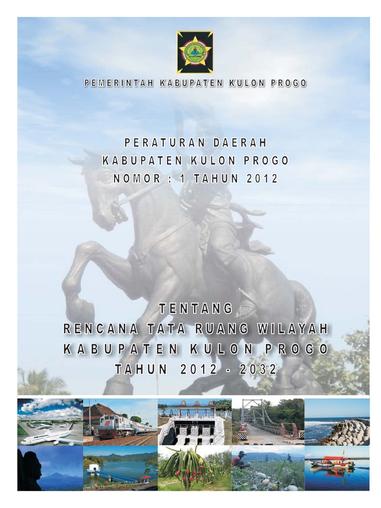 Buku Perda RTRW Kulon Progo | PDF