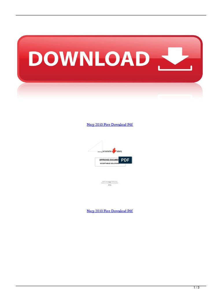 NSCP 2010 Free Download PDF | PDF | Software | Computing