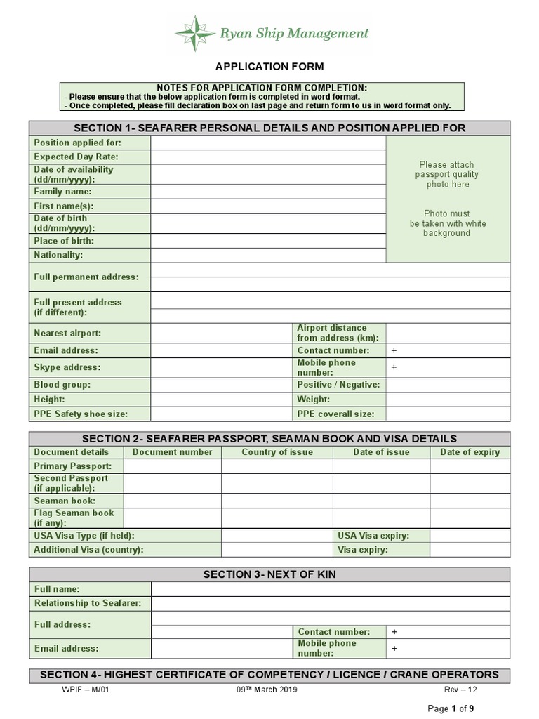 Application Form | PDF | Personally Identifiable Information ...