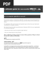 Sales Manager KRA and KPI Template | PDF