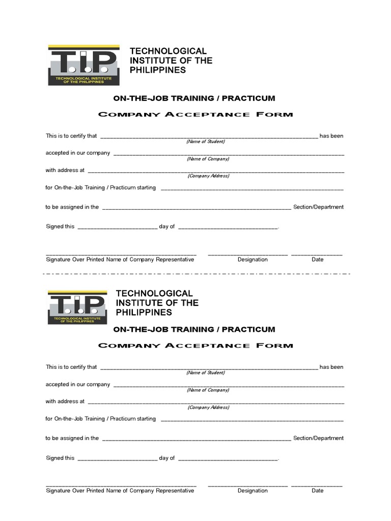 Acceptance Form | PDF