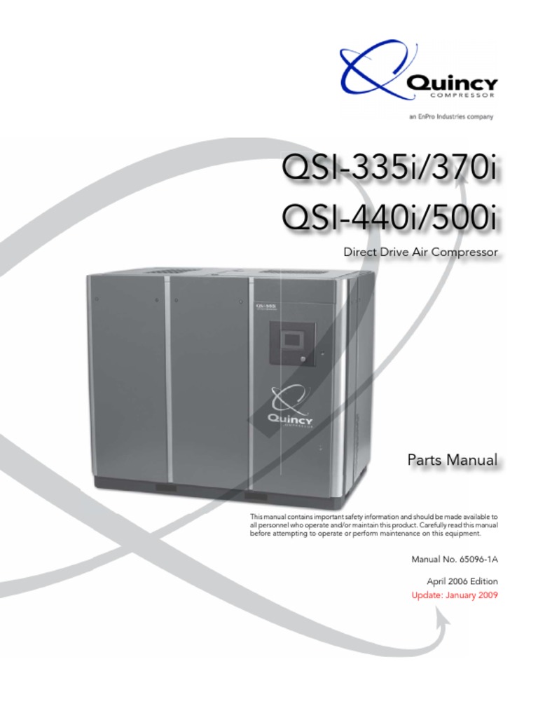 QSI 335i - 500i Parts Manual 65096-1AJAN09Part1 | PDF | Pump | Pipe ...