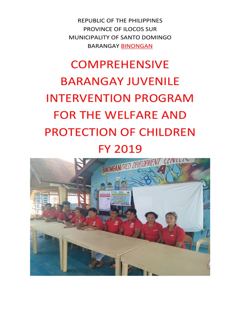 Resolution Approving The Three Years Barangay Comprehensive Juvenile ...