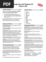 DM Screen-Cheat Sheet 2.0 | PDF | Role Playing Games | Gaming